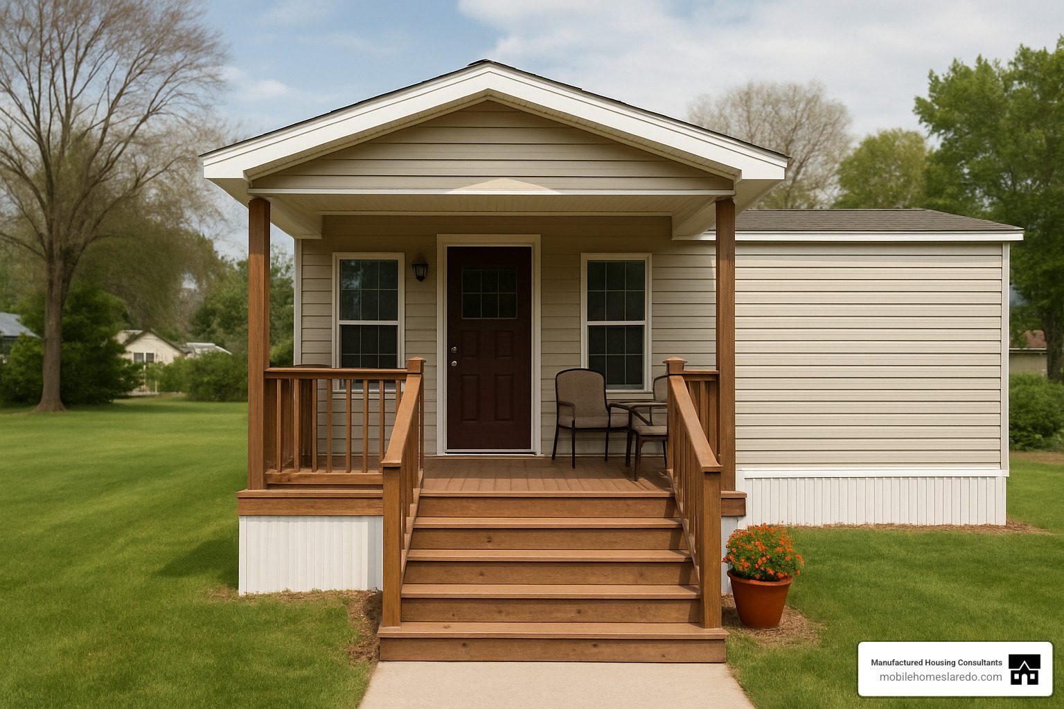 How to Design a Front Porch for Your Mobile Home